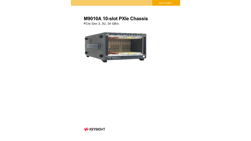 M9010A PXIe Chassis: 10-slot, 3U, 24 GB/s, Gen 3 | Keysight