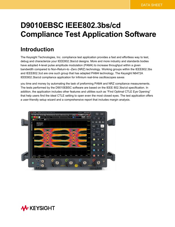 IEEE802.3bs/cd Compliance Test Application Software PDF Asset Page ...