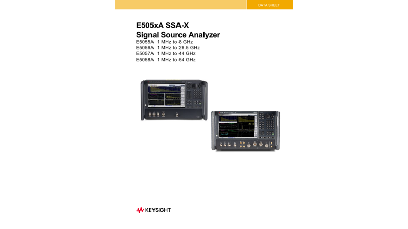 S963015B SSA-X Signal Source Analyzer advanced features for E5055A ...