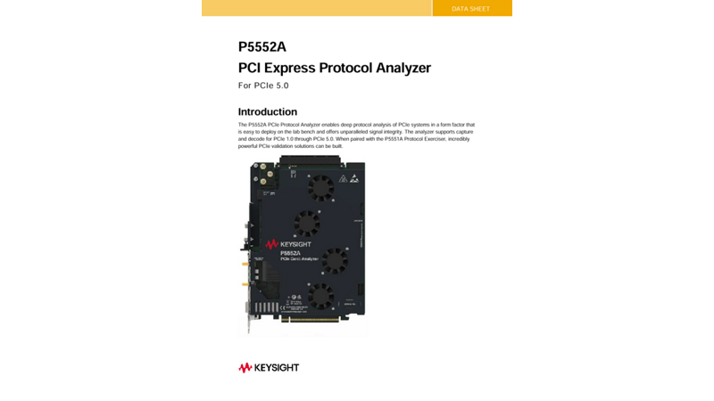 PCI EXPRESS 协议解决方案-是德科技 Keysight