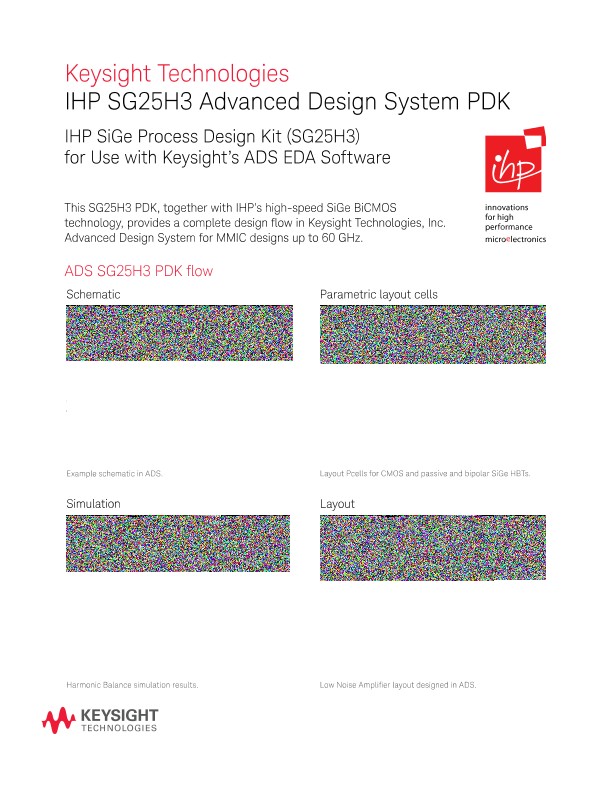 IHP PDK PDF Asset Page | Keysight