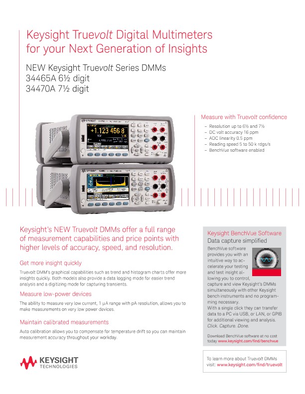 Truevolt Digital Multimeters for your Next Generation of Insights PDF ...