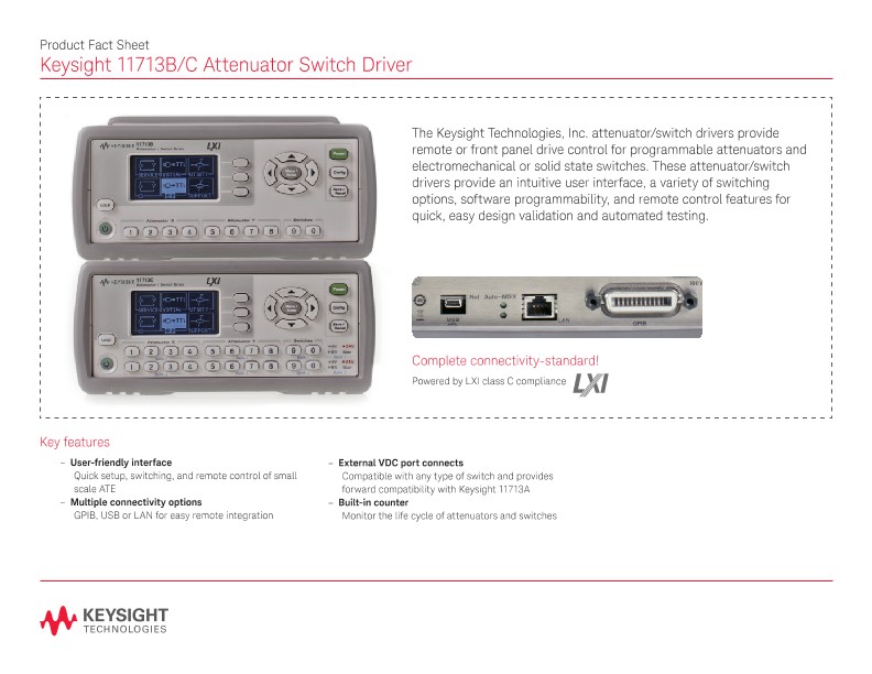 Keysight Attenuator Switch Driver at Steven Morton blog