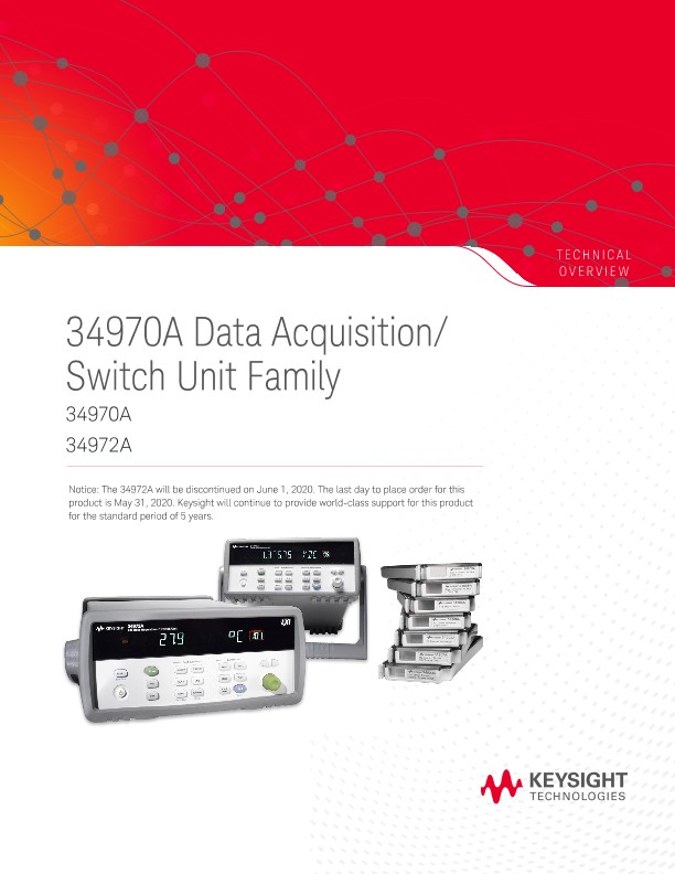 34970A Data Acquisition/Switch Unit Family PDF Asset Page | Keysight
