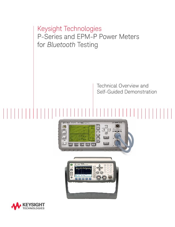 P-Series and EPM-P Power Meters for Bluetooth Testing PDF Asset Page ...