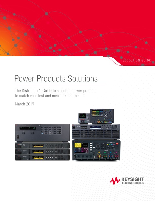 Power Products Solutions PDF Asset Page | Keysight