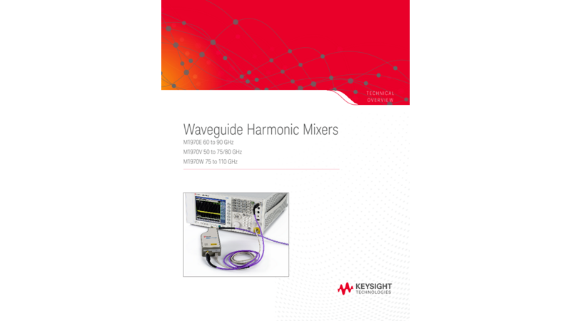 M1970V Waveguide Harmonic Mixers (smart mixer), 50 to 75/80 GHz | Keysight