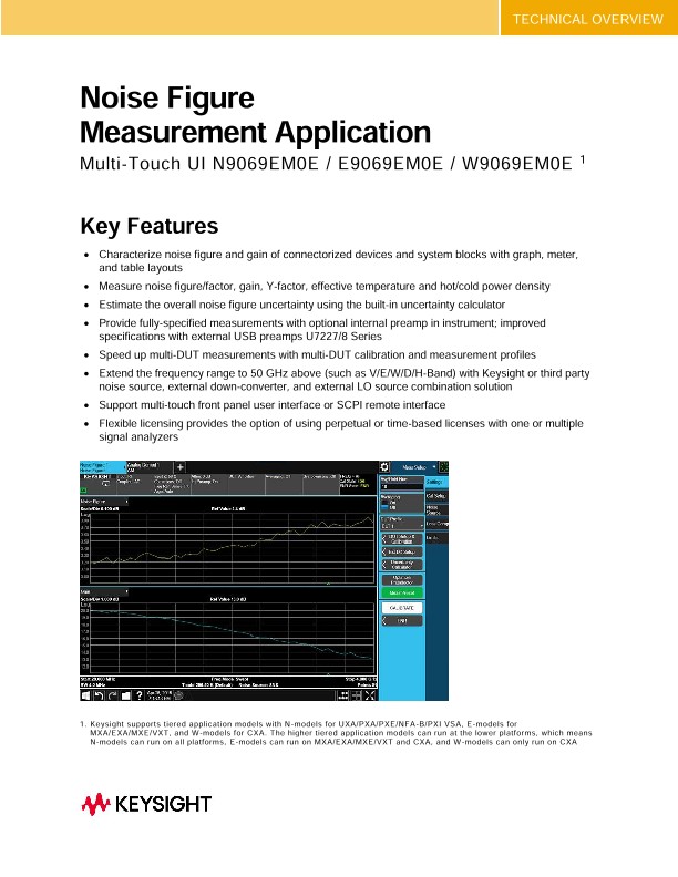 Noise Figure Measurement Application PDF Asset Page | Keysight