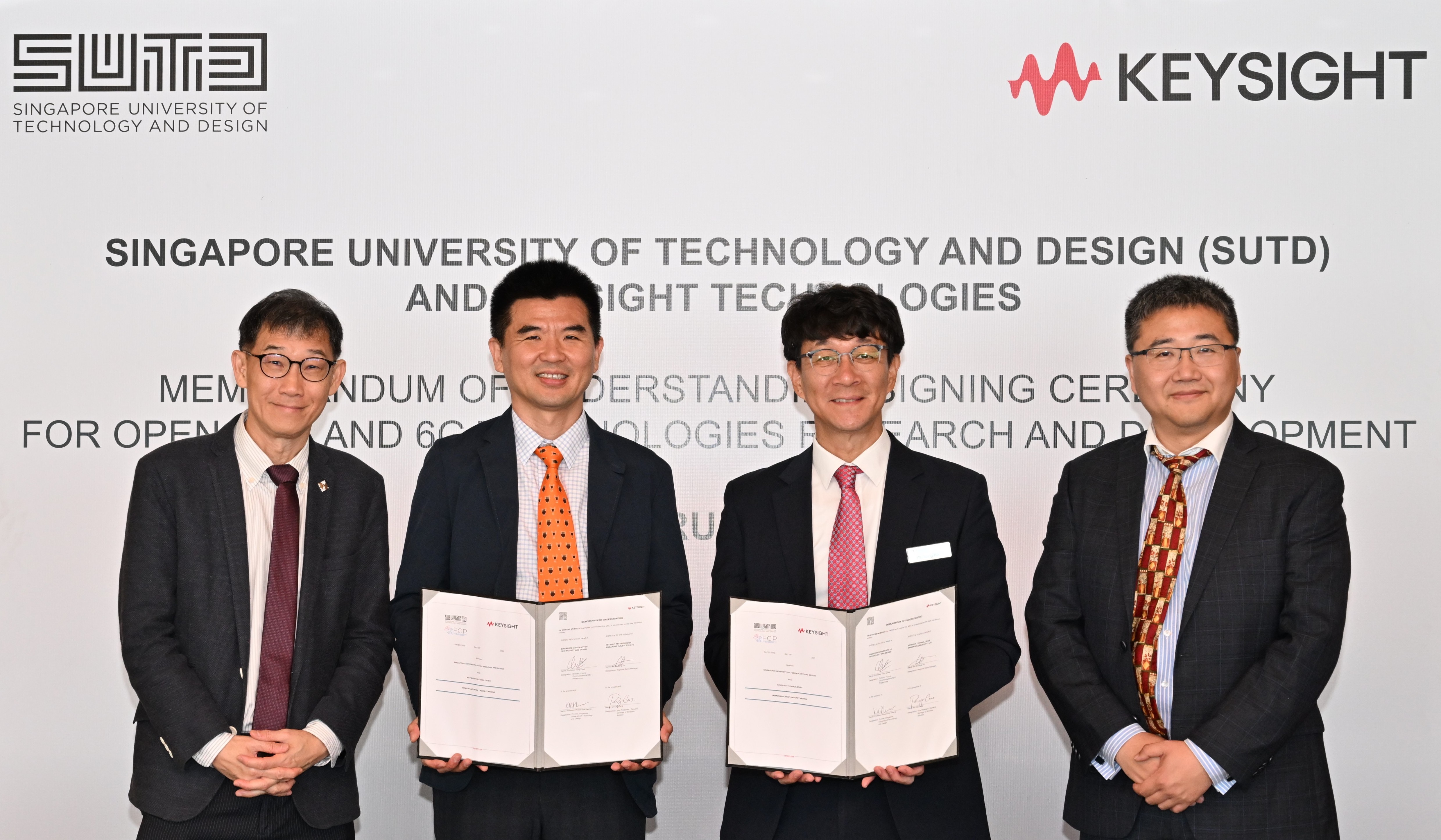 Keysight and SUTD Sign Memorandum of Understanding for Open RAN and 6G ...