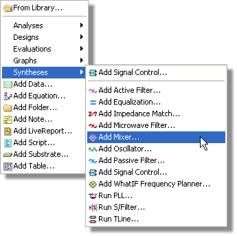 Genesys Mixer Synthesis | Keysight