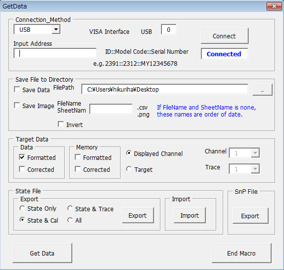 [VBA Sample Program] ENA Data Transfer Program | Keysight