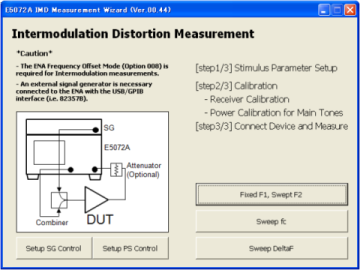 [VBA 实例程序] ENA IMD 测量向导 VBA | Keysight