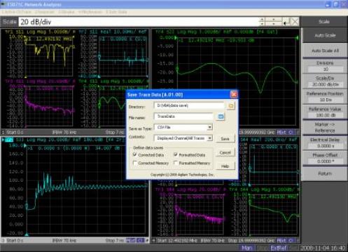 [VBA 示例程序] 保存迹线数据 VBA | Keysight