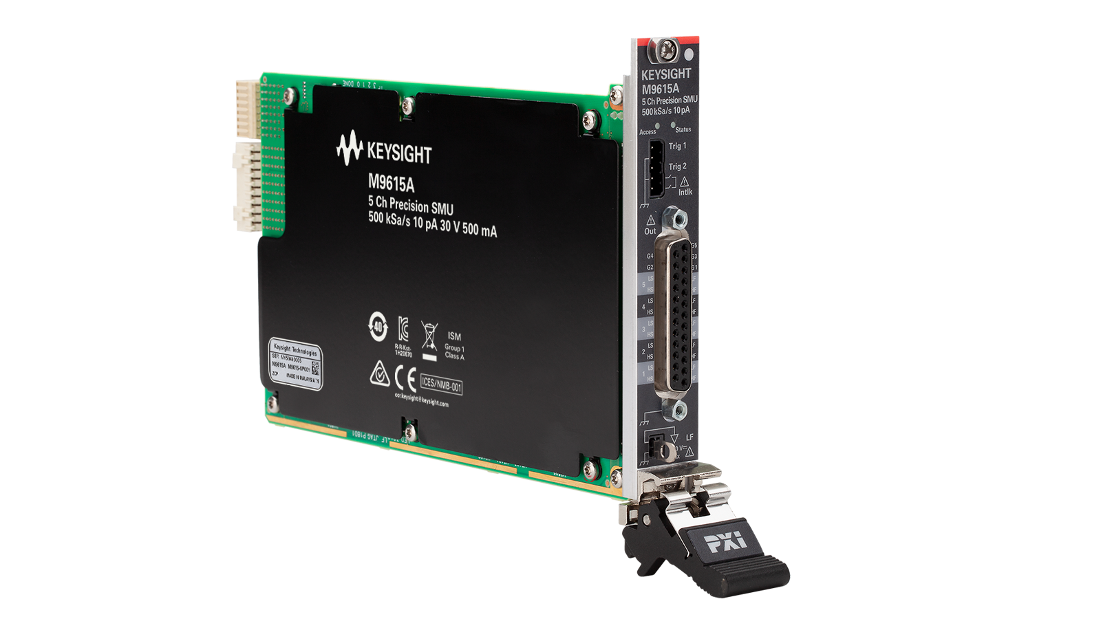 M9615A PXIe 5-channel Precision Source/Measure Unit, 500 kSa/s, 10 pA ...