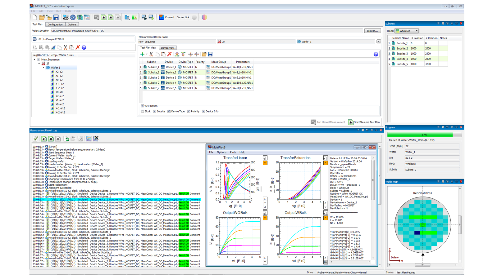 WaferPro Express 晶圆在片测量程序软件 | Keysight