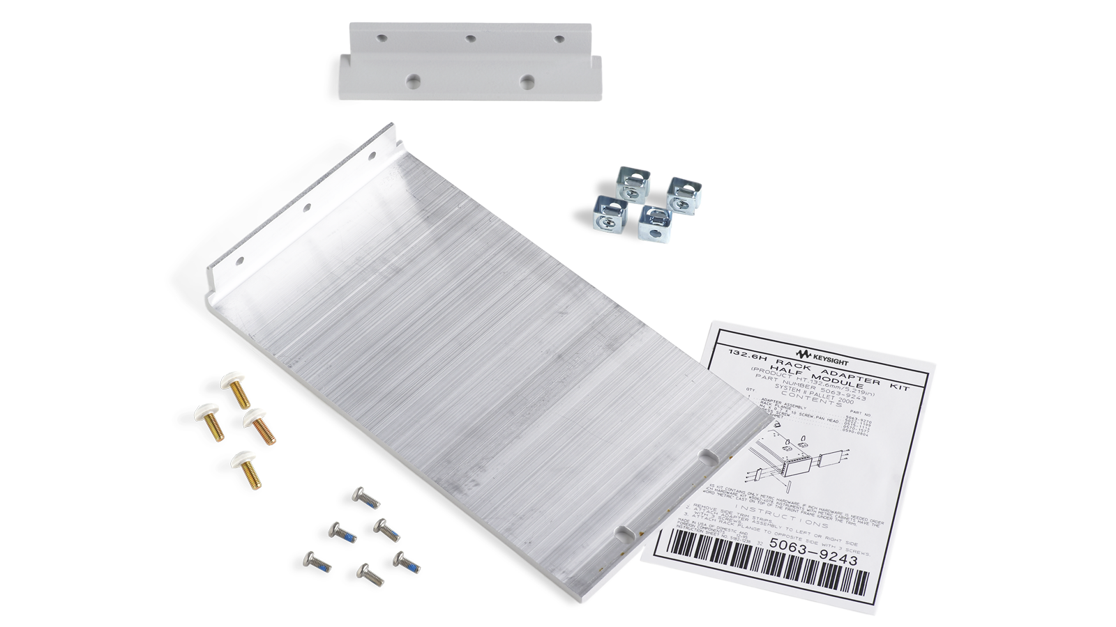 用于选件 1 CM 的 34193A 3U 机架安装套件 - 是德科技Keysight