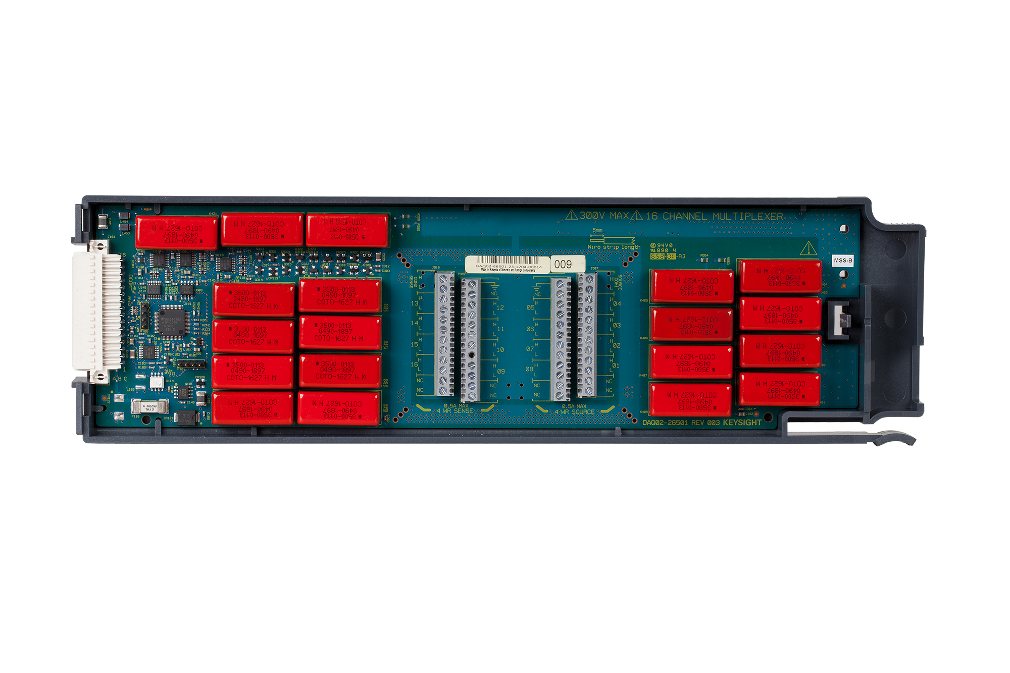 用于 DAQ970A 和 DAQ973A 的 DAQM902A 16 通道多路复用器（2/4 线）模块 | 是德科技