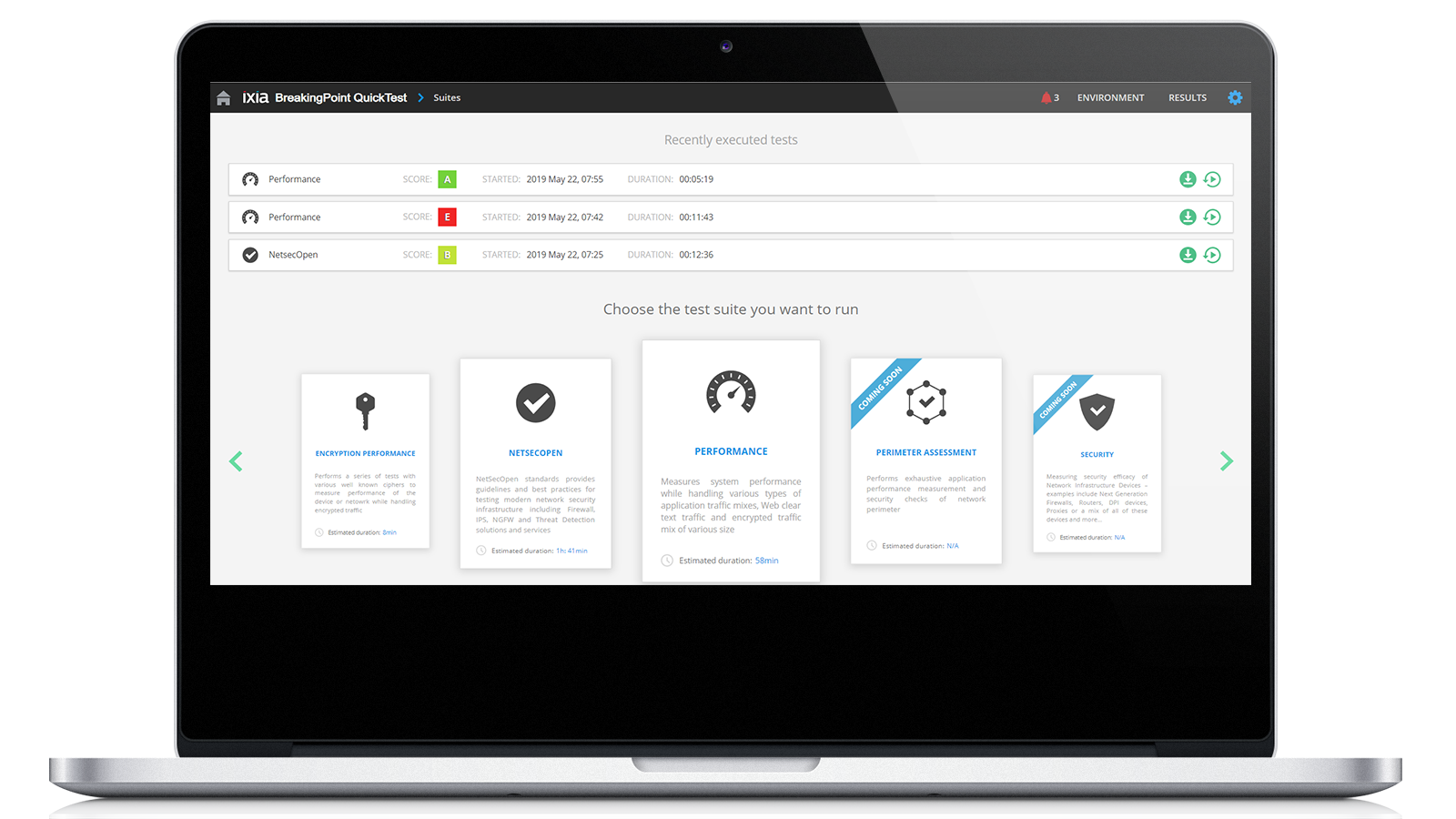 BreakingPoint QuickTest | 是德科技