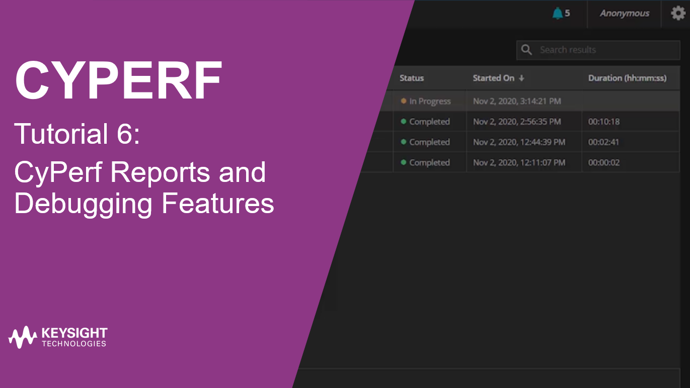 CyPerf 免费试用版 | Keysight