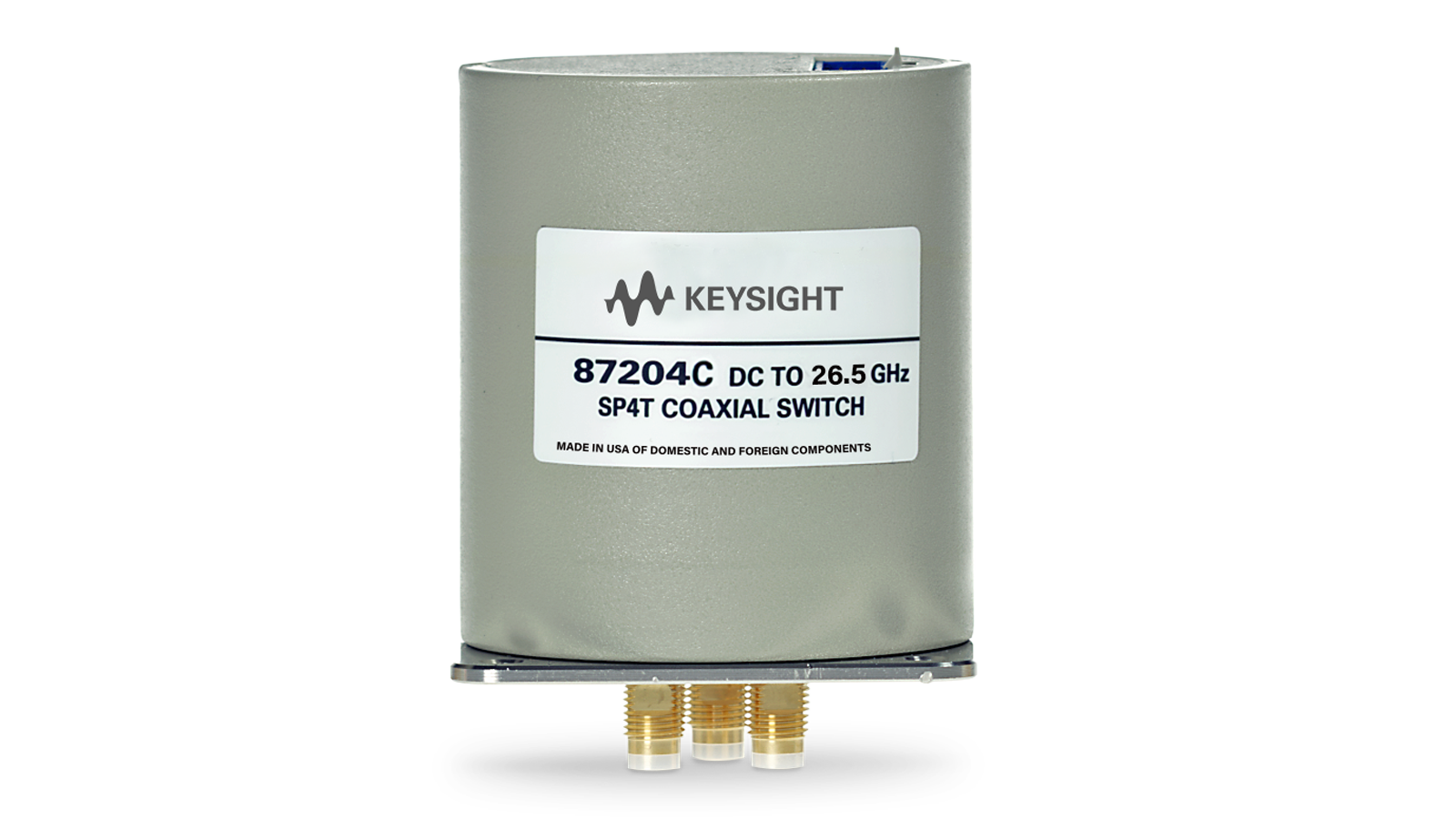 87204C多端口同轴开关，直流至26.5 GHz，SP4T | 是德科技