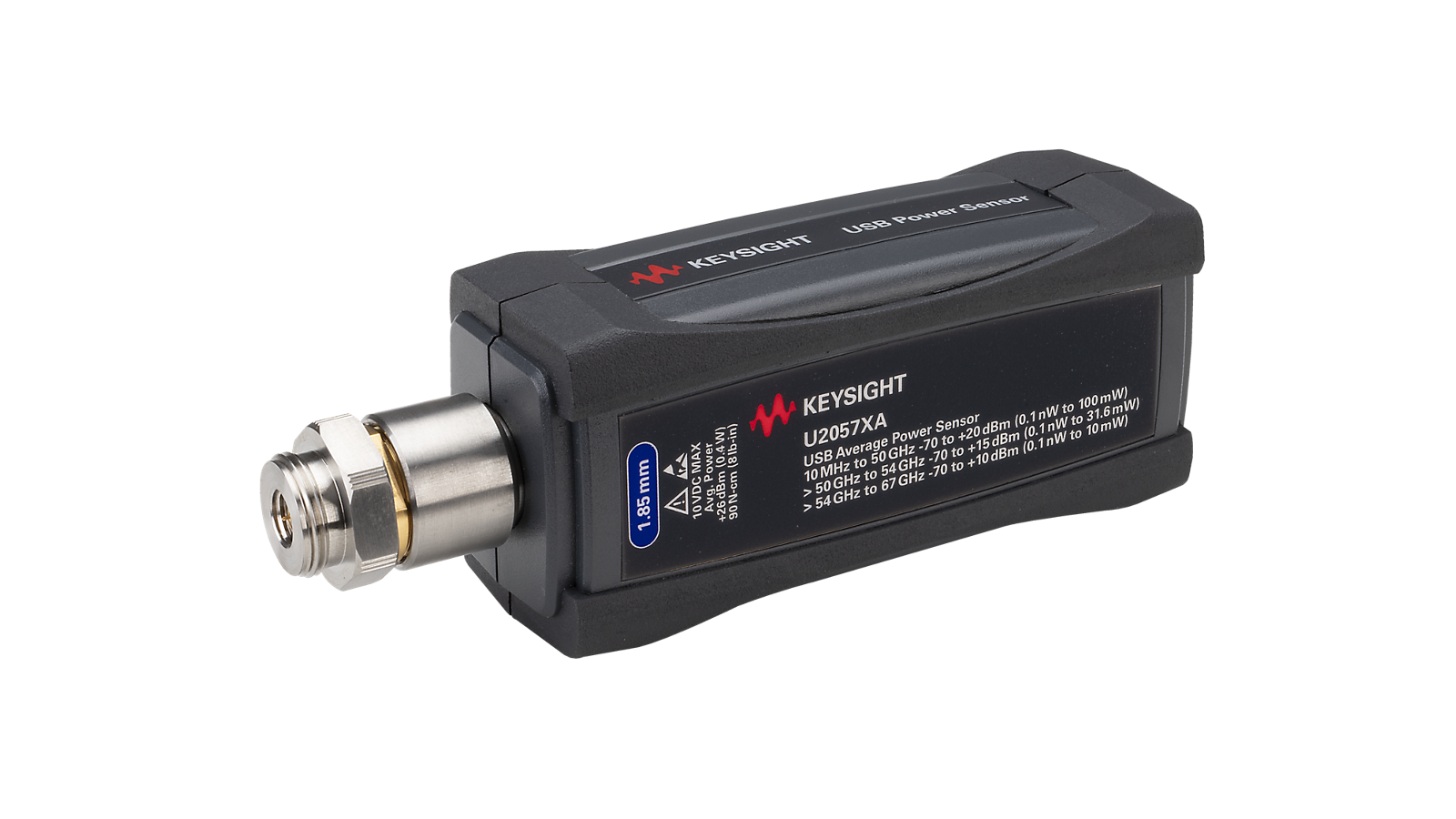 U2057XA 10 MHz 至 67 GHz USB 宽动态范围平均功率传感器 | Keysight