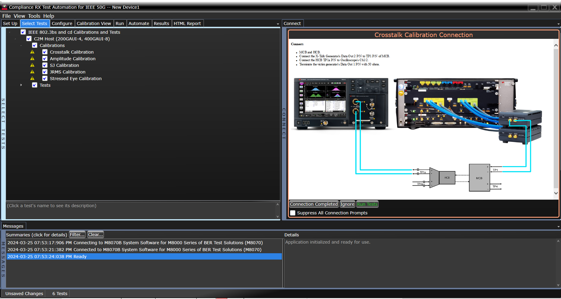 M8091BSCB Electrical Receiver Conformance Test Application for IEEE 802 ...