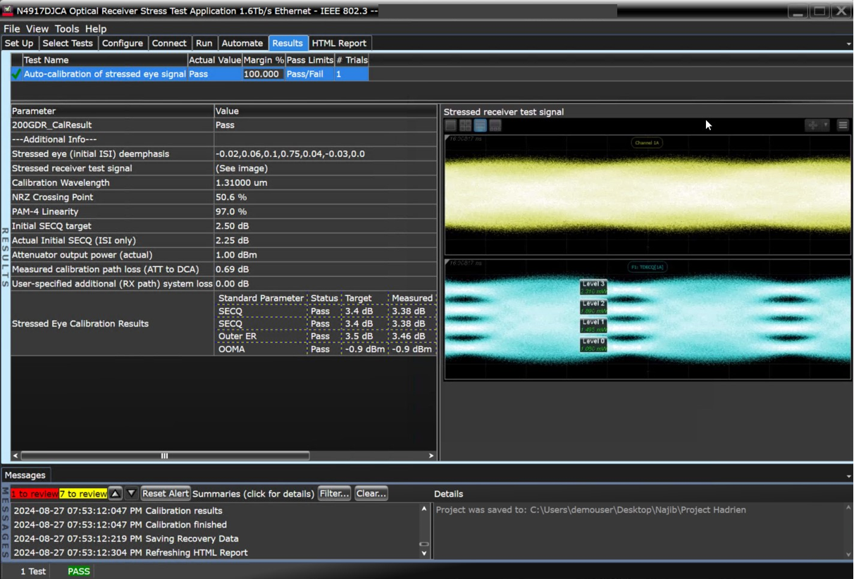 N4917DJCA 1.6T Optical Receiver Test Application | Keysight