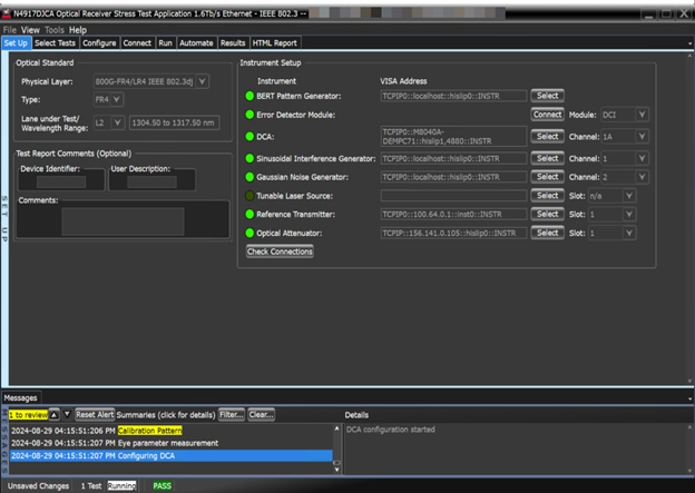 N4917DJCA 1.6T Optical Receiver Test Application | Keysight