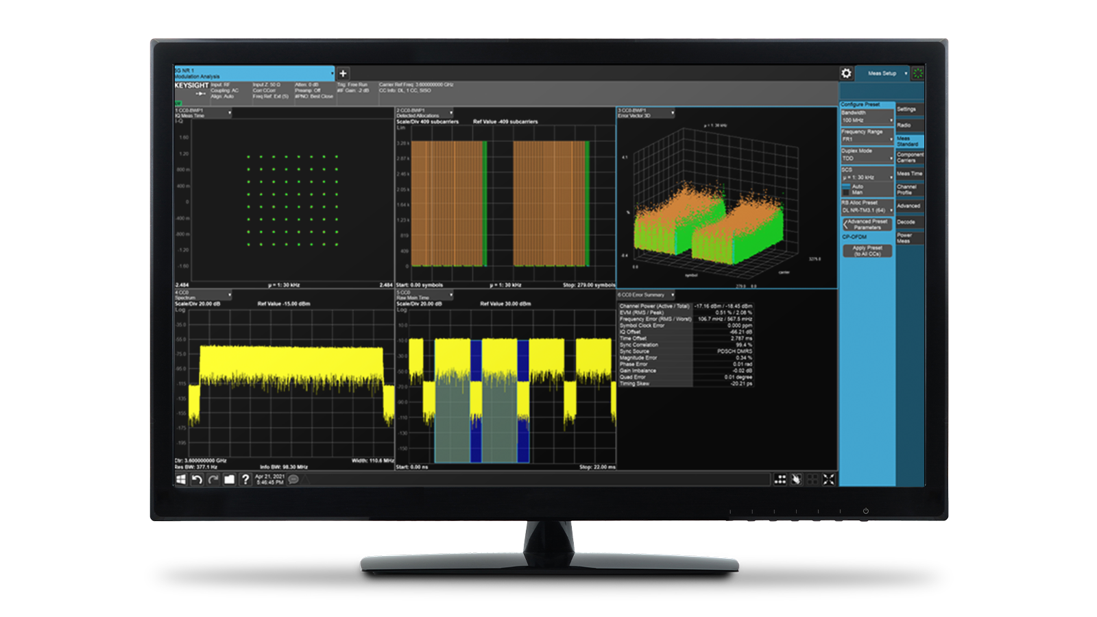 5G NR (New Radio) X-Series Measurement App, Multi-Touch UI PDF Asset Page | Keysight