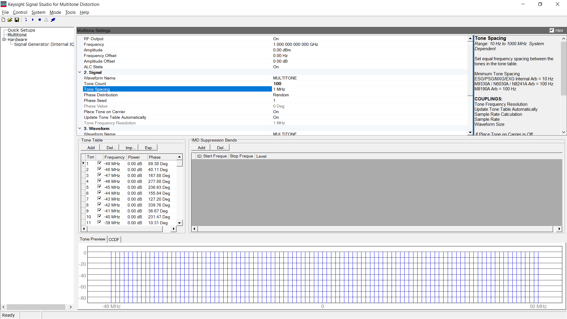 N7621B PathWave Signal Generation for Multitone Distortion - 是德科技Keysight