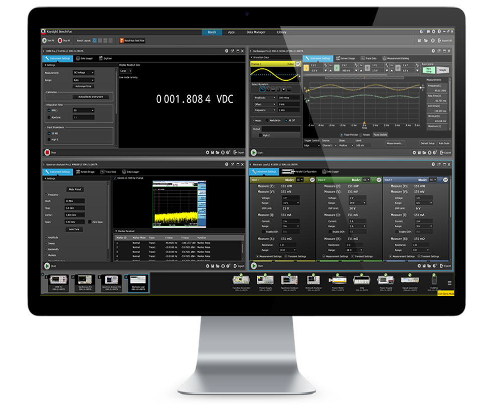 我是在 BenchVue | Keysight 上完成的