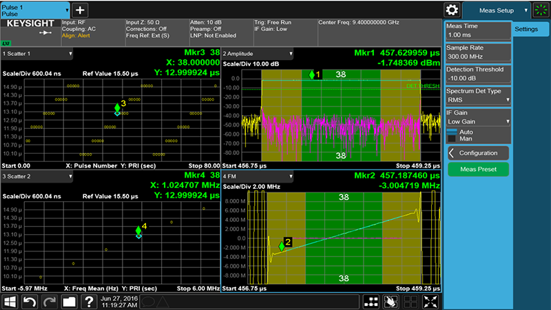 N9067EM0E Pulse Analysis Measurement Application, Multi-Touch UI - 是德科技Keysight