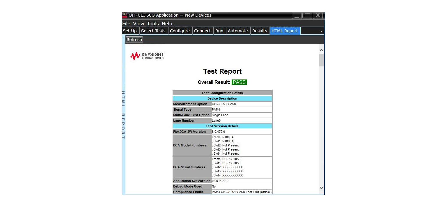 SW00DCAO DCA OIF-CEI TX Validation License | Keysight