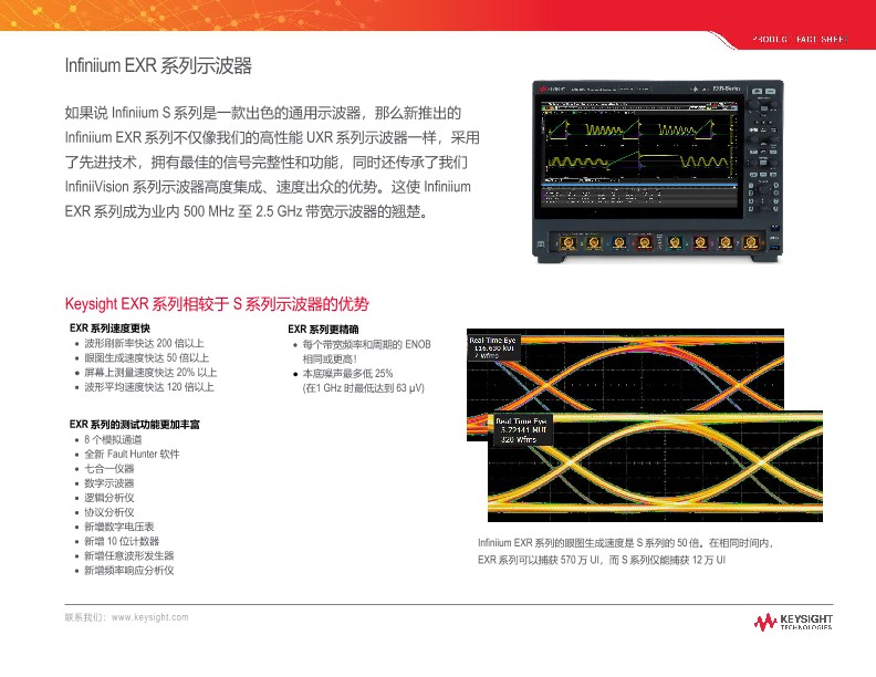 Infiniium EXR 系列示波器 PDF Asset Page | Keysight